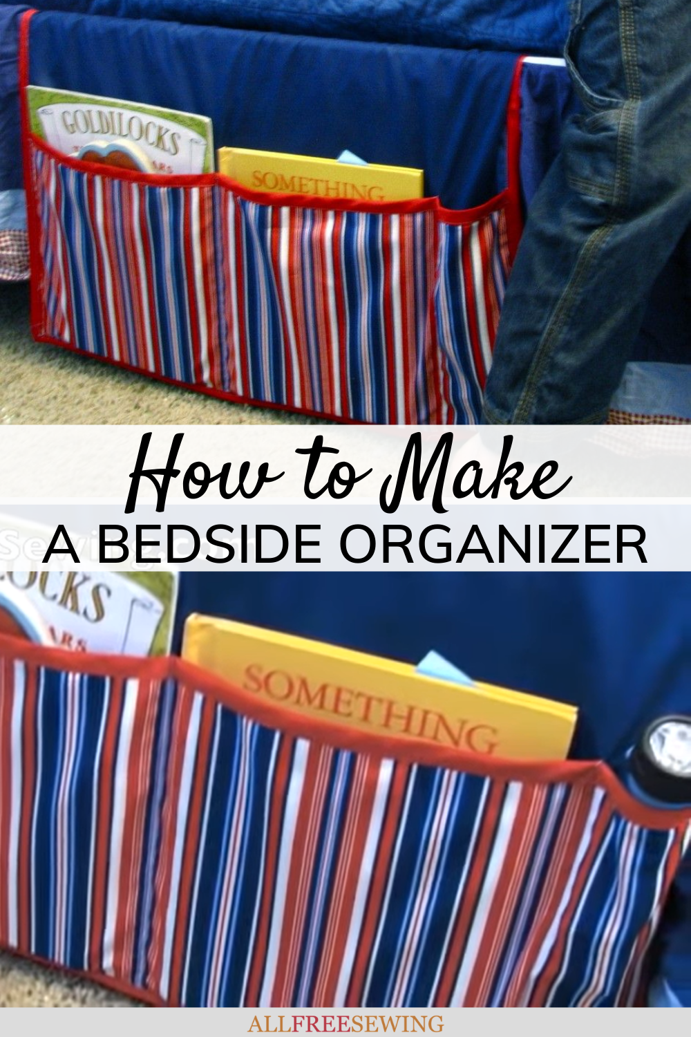How to Make a Bedside Organizer: Free Bedside Caddy Pattern ...
