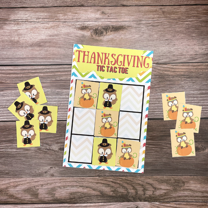 Thanksgiving Tic Tac Toe | AllFreeKidsCrafts.com