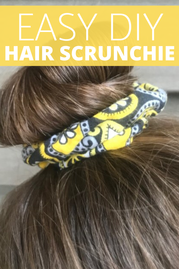 Diy Hair Scrunchie | DIYIdeaCenter.com