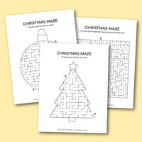 Printable Christmas Mazes | FaveCrafts.com