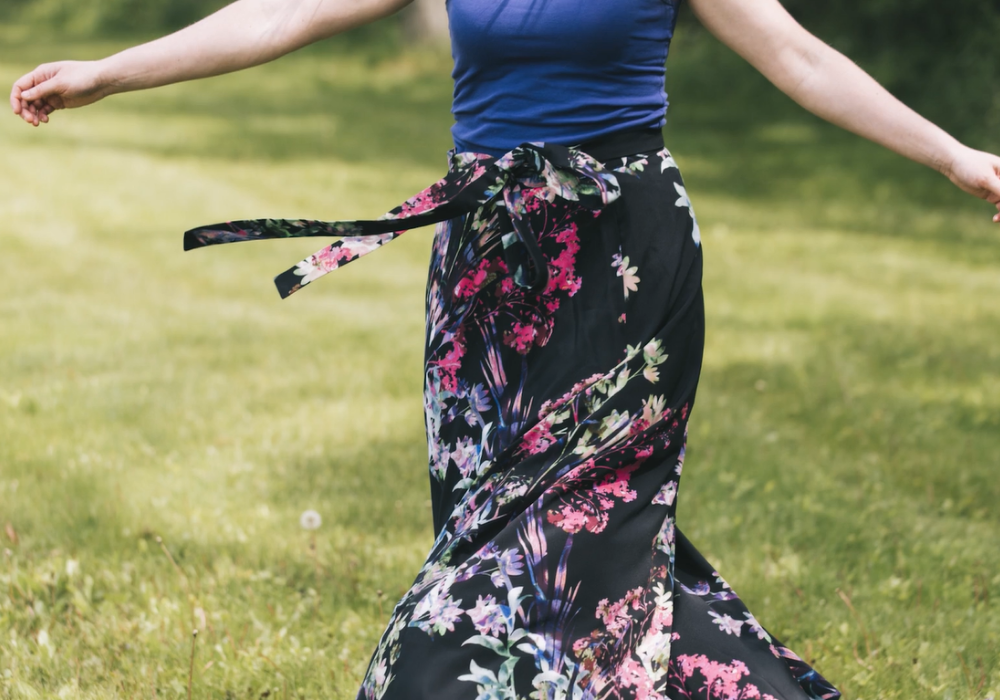 How to Make a Wrap Skirt + Free Long Wrap Skirt Patterns ...