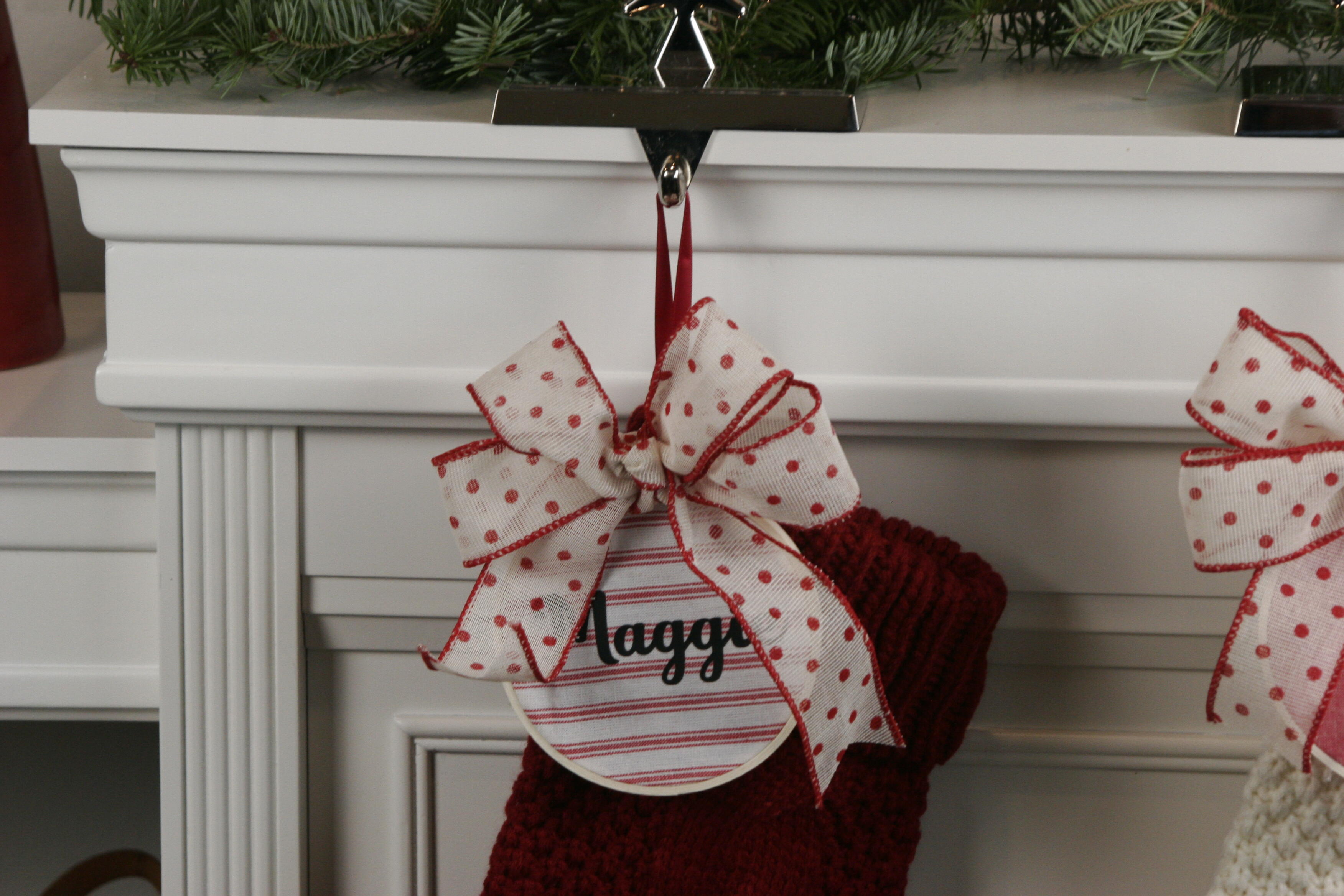 Christmas Stocking Name Tags | AllFreeChristmasCrafts.com