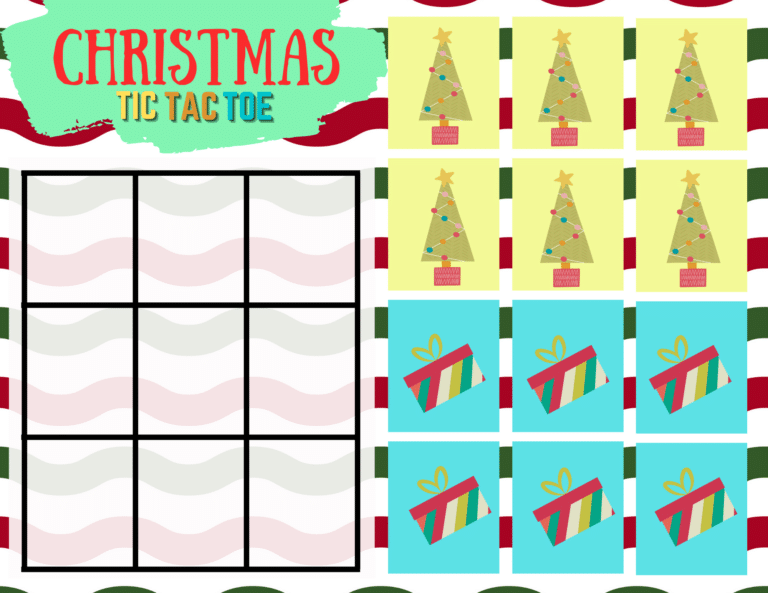 Christmas Tic Tac Toe | AllFreeKidsCrafts.com