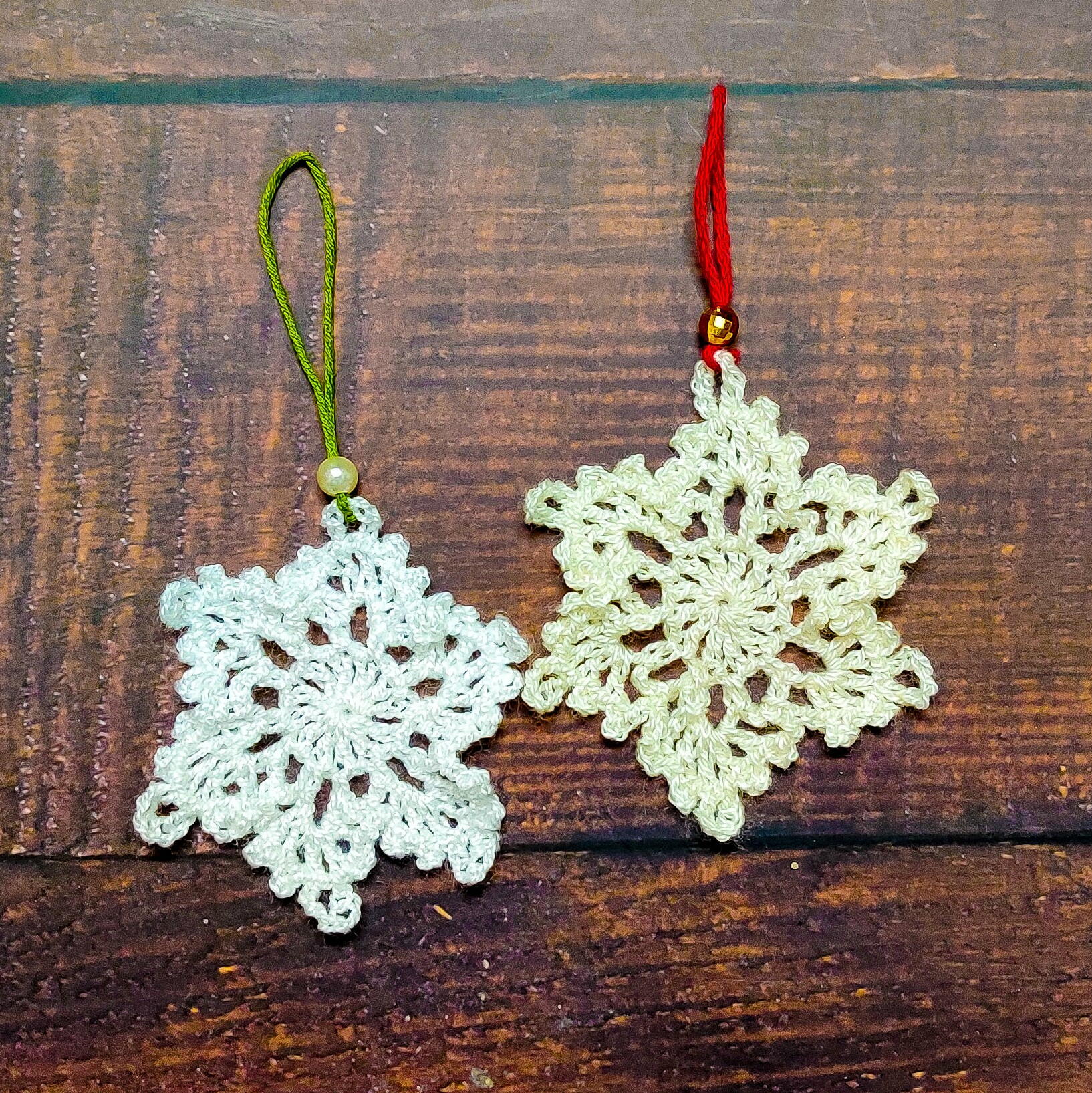 Easy Crochet Snowflake Ornament Pattern | AllFreeCrochet.com