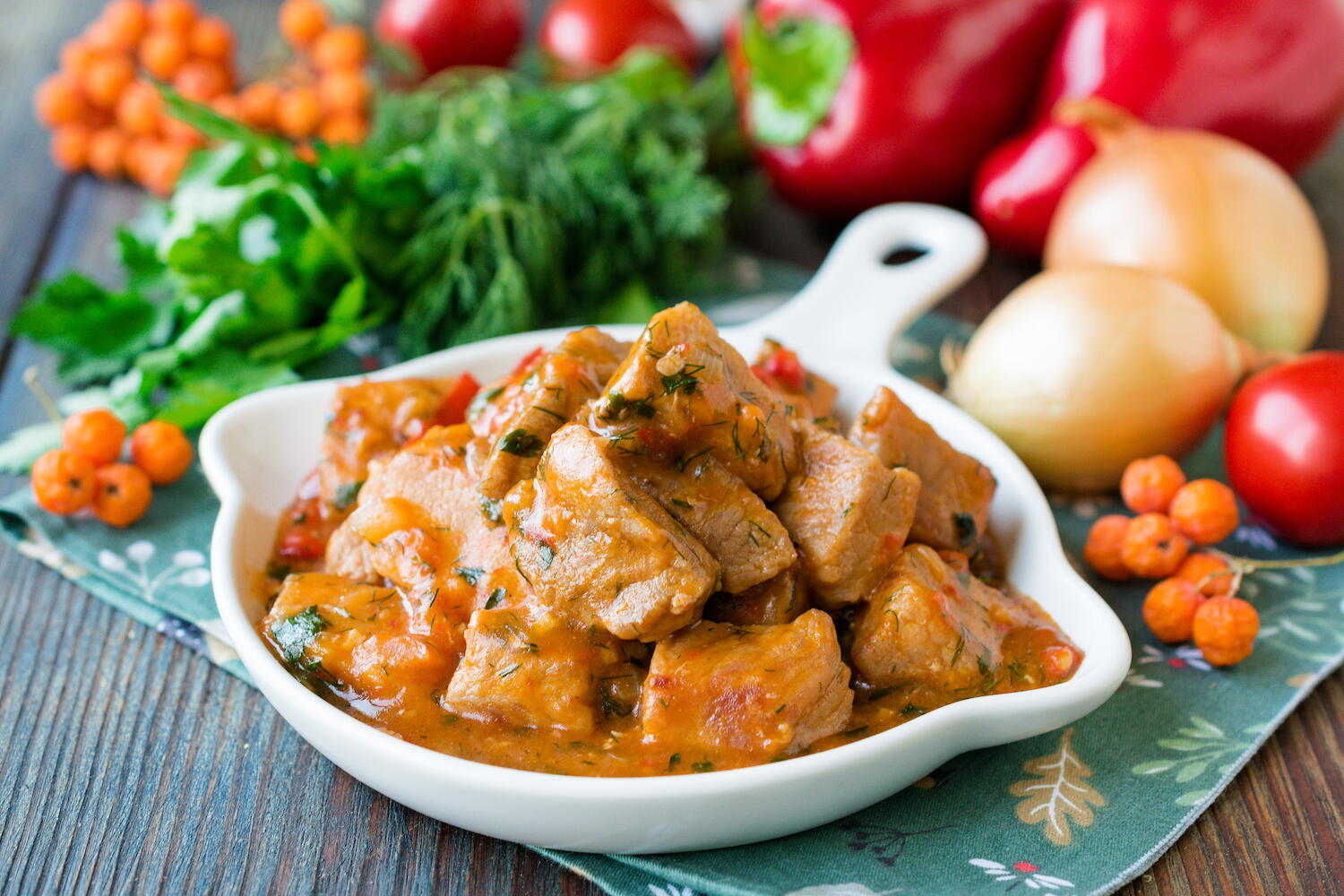 Ukrainian Braised Pork | AllFreeCopycatRecipes.com