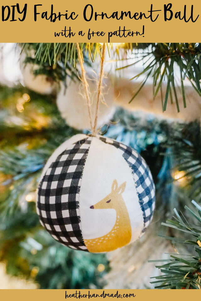 Diy Fabric Ornament Ball With Free Pattern | AllFreeSewing.com