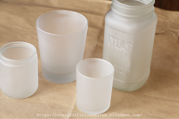 DIY Holiday Glass Candle Display - An Upcycled Craft | FaveCrafts.com