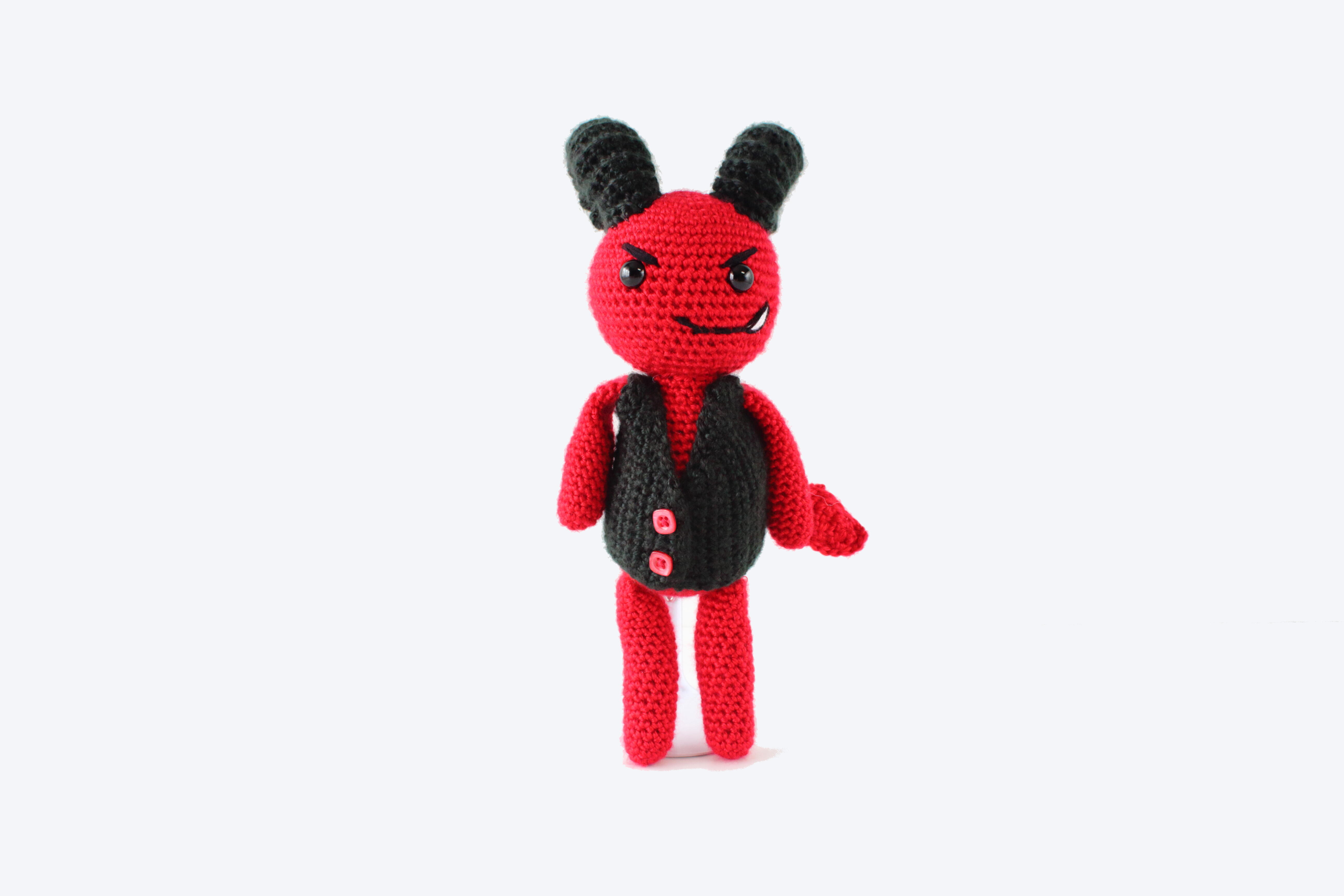 Damian The Devil Plushie | AllFreeCrochet.com