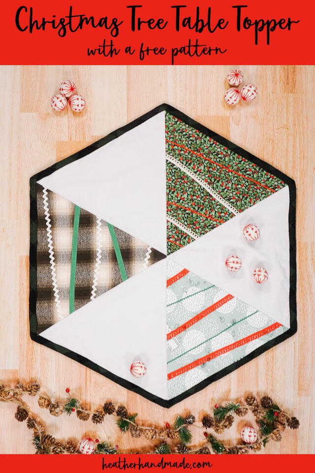 Christmas Tree Table Topper | AllFreeSewing.com