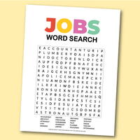 Printable Jobs Word Search | FaveCrafts.com