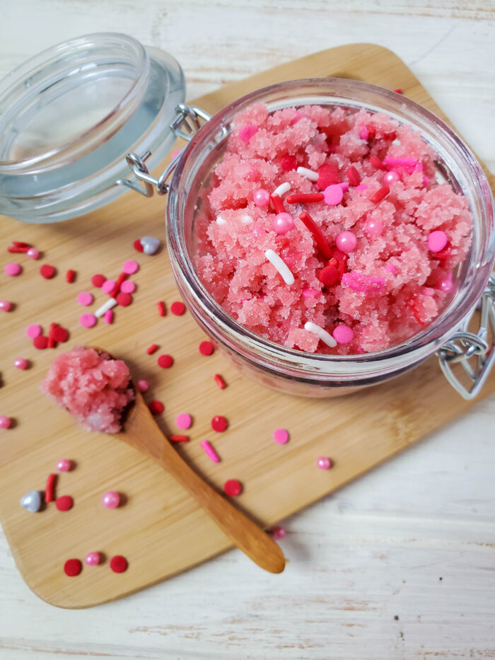 Sugar Body Scrub For Valentine’s Day | DIYIdeaCenter.com