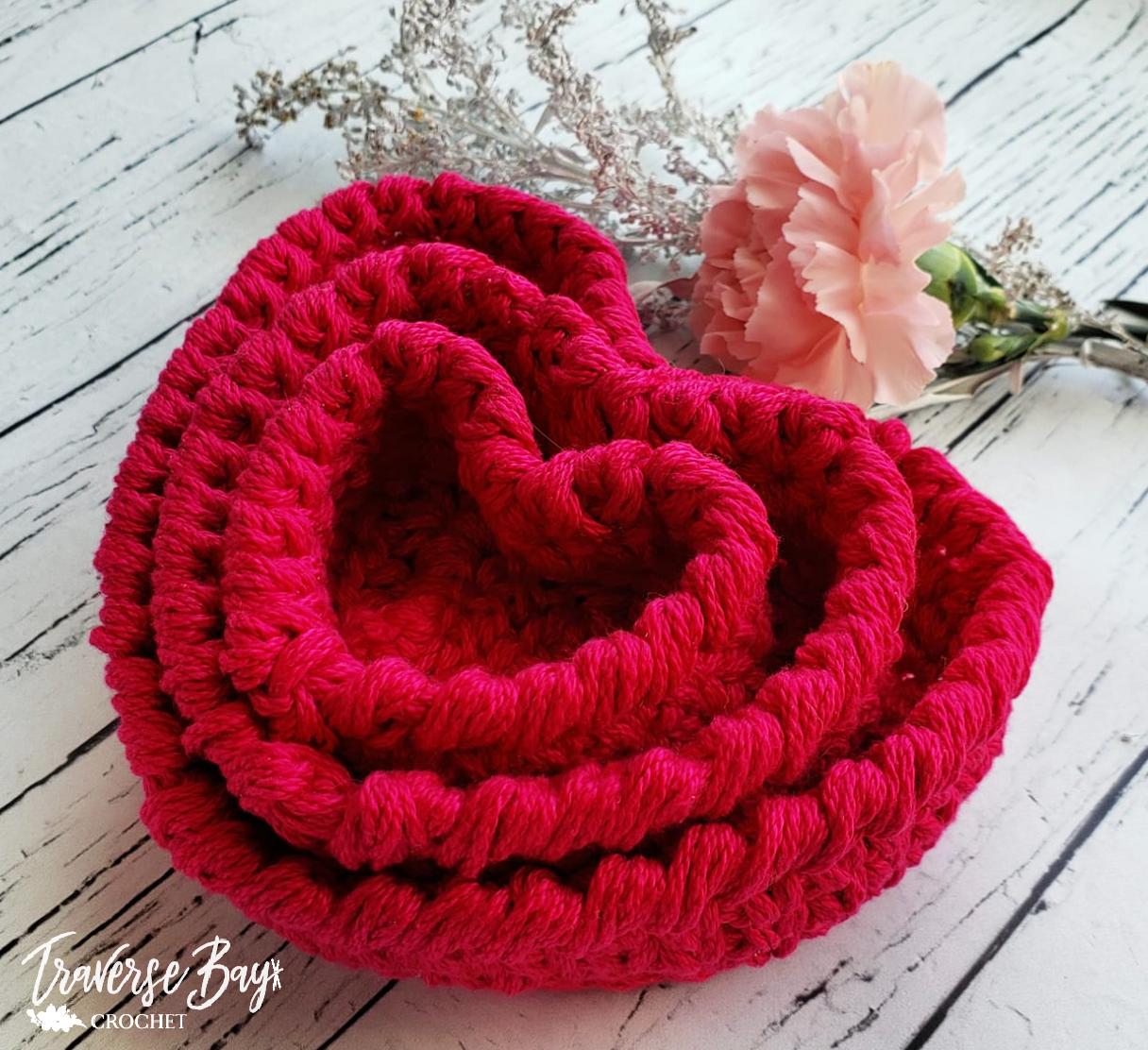 Heart Nesting Basket | FaveCrafts.com
