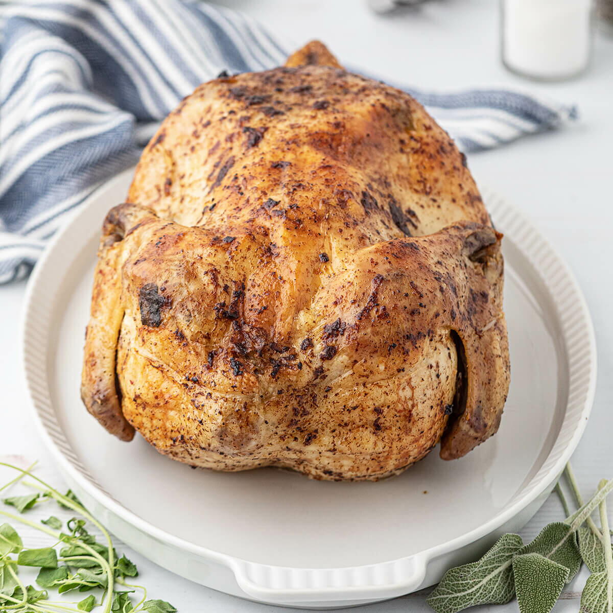Butter Roasted Chicken | FaveSouthernRecipes.com