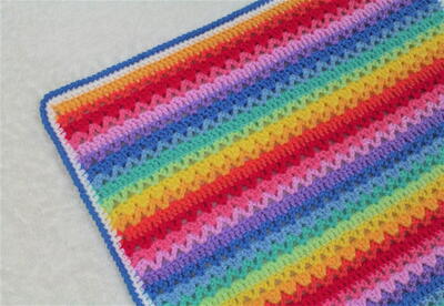 Diagonal Diamonds Woven Throw Crochet Pattern | AllFreeCrochet.com