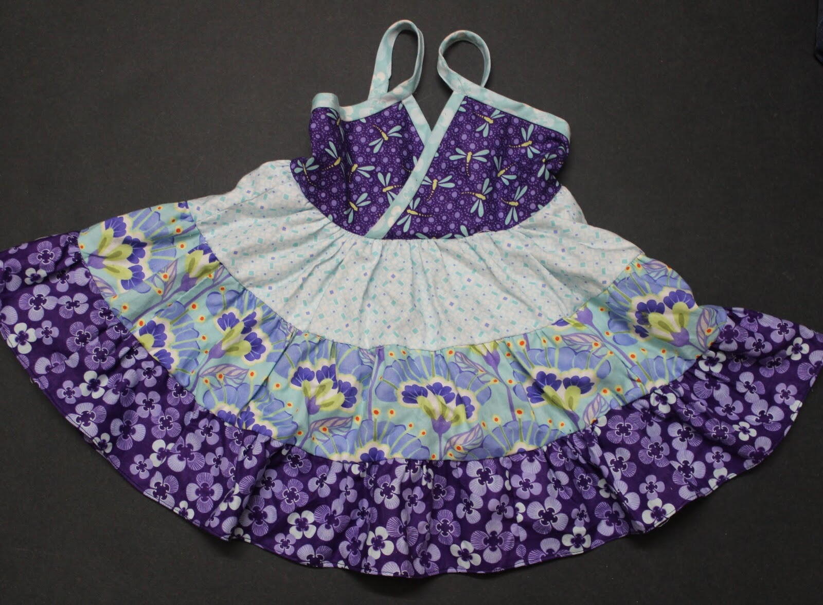 Layered Dress for Girls | AllFreeSewing.com