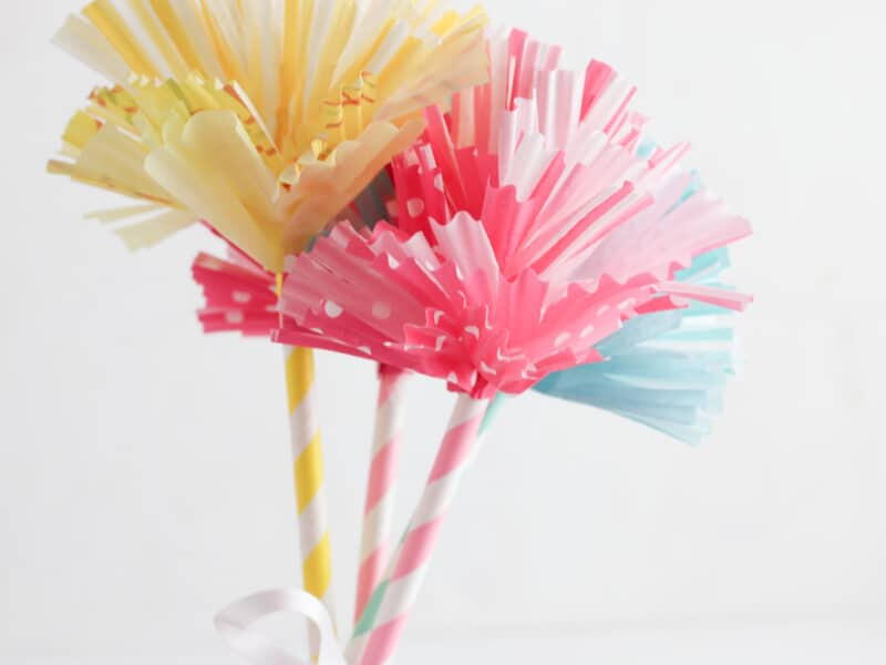 Lorax Truffula Trees Craft | DIYIdeaCenter.com