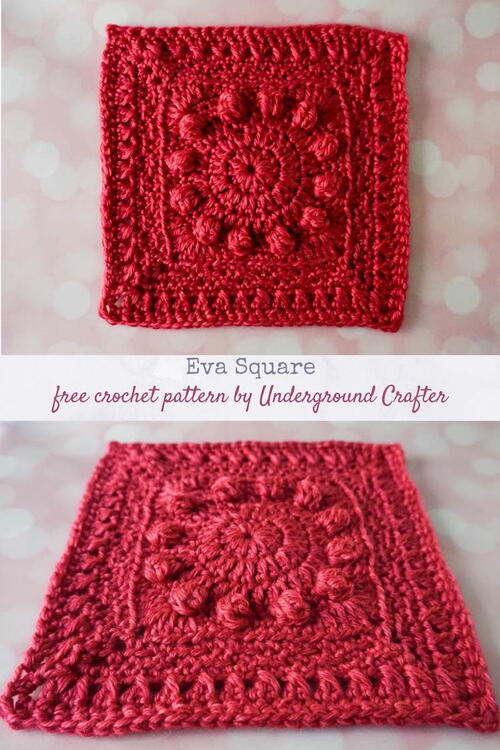 Eva Square | AllFreeCrochet.com
