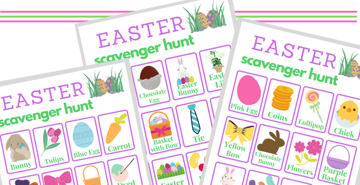 Easter Scavenger Hunt | AllFreeKidsCrafts.com