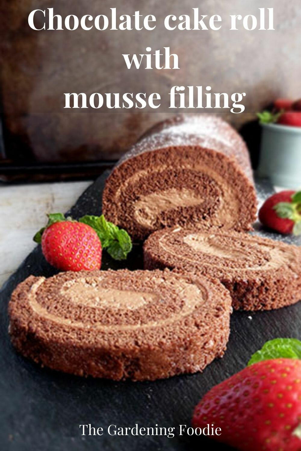 Easy Chocolate Cake Roll With Mousse Filling (swiss Roll) | RecipeLion.com
