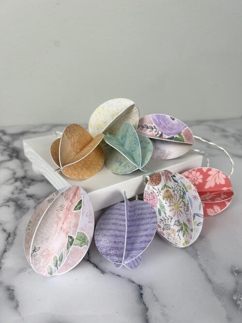 3d Paper Easter Eggs | DIYIdeaCenter.com