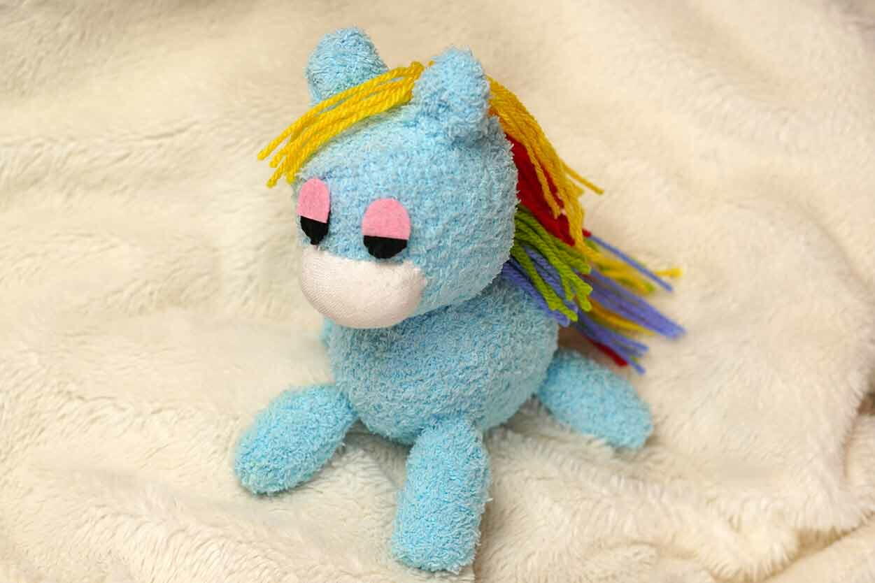 Cute Sock Pony Sewing Project | AllFreeSewing.com