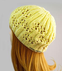 Net Weave Toque | FaveCrafts.com