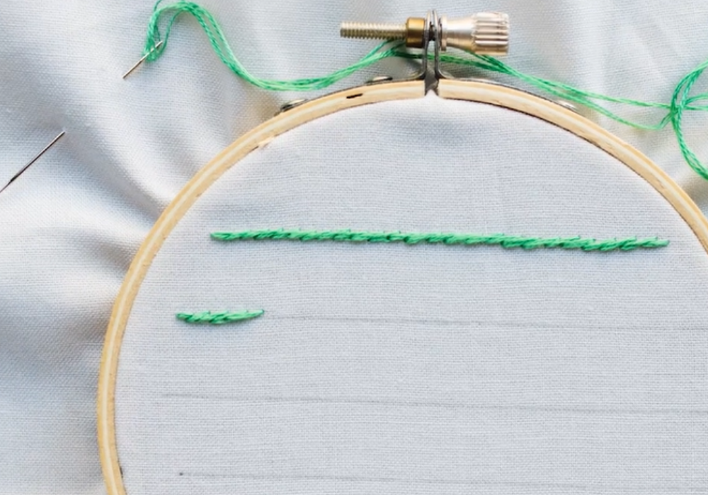 Embroidery Stem Stitch Tutorial | AllFreeSewing.com