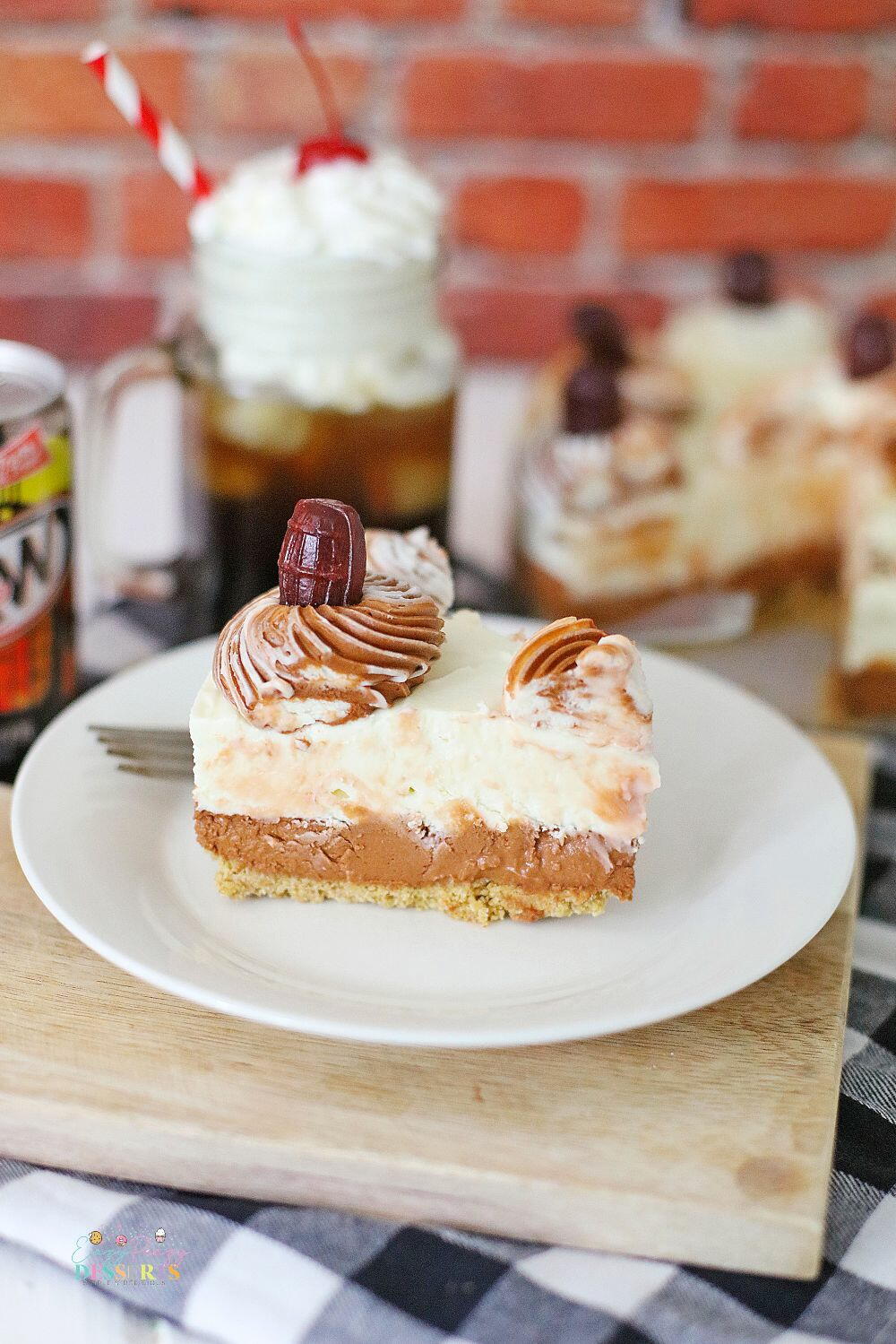 Root Beer Cheesecake | AllFreeCopycatRecipes.com