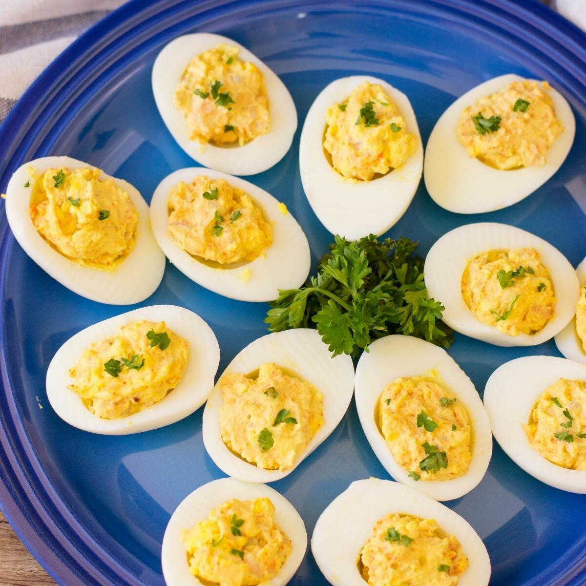 Shrimp Deviled Eggs | RecipeLion.com