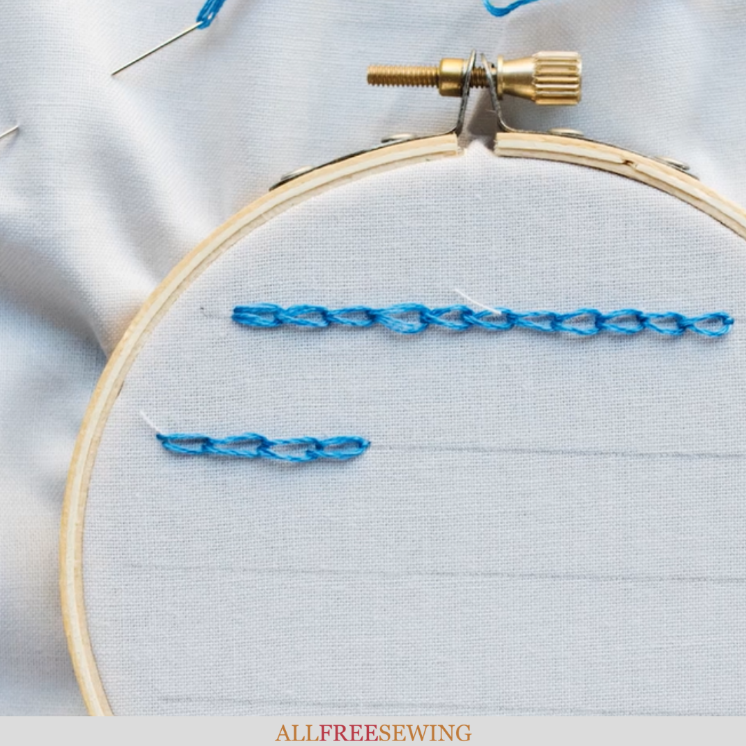 Effortless Chain Stitch Tutorial | AllFreeSewing.com