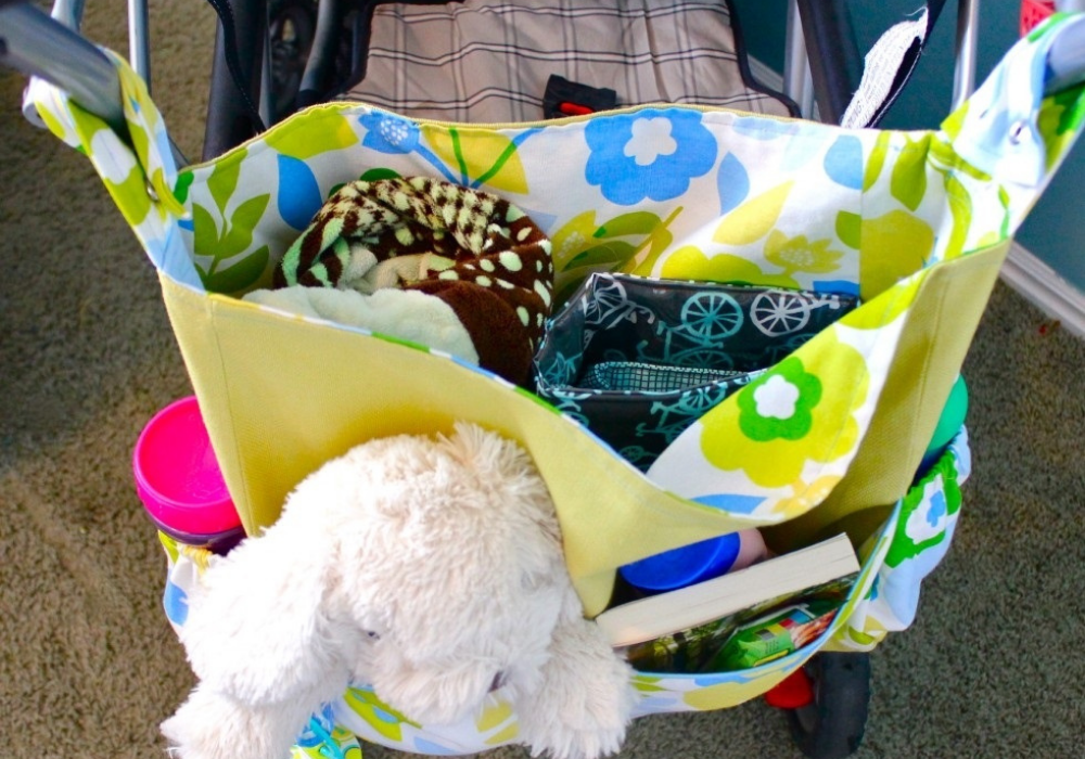 Floral Stroller Bag Pattern (Free) | AllFreeSewing.com