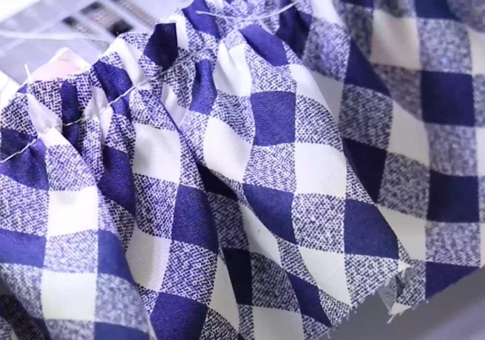 How to Ruffle Fabric (Gathering Video Tutorial) | AllFreeSewing.com