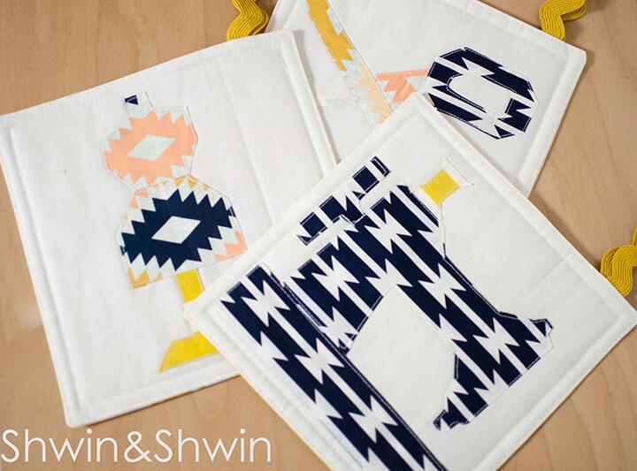 Quilt Lover's Hot Pads Pattern | FaveQuilts.com