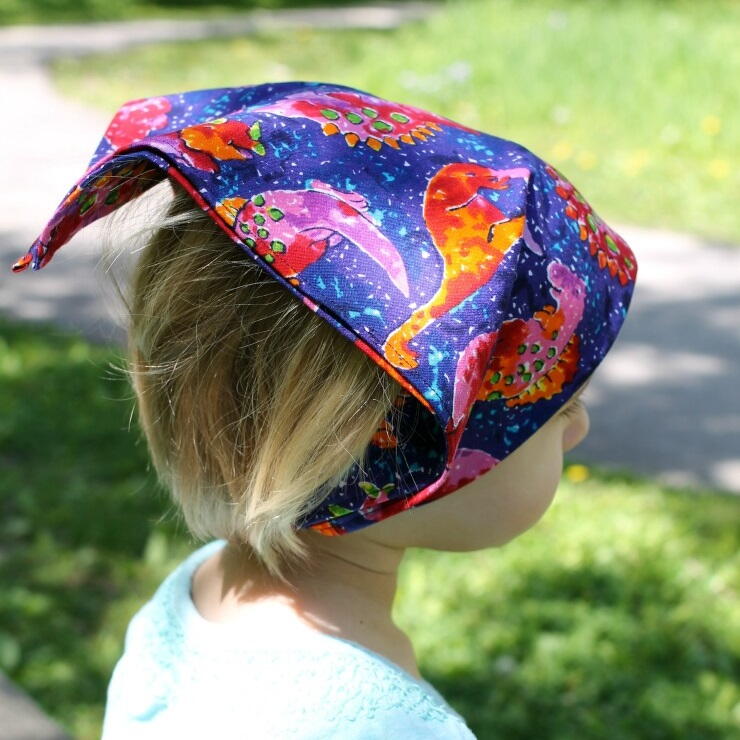 Simple Kids Bandana | AllFreeSewing.com