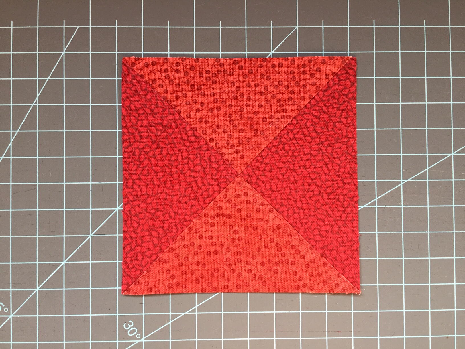 Easy Quarter Square Triangle Block | FaveQuilts.com