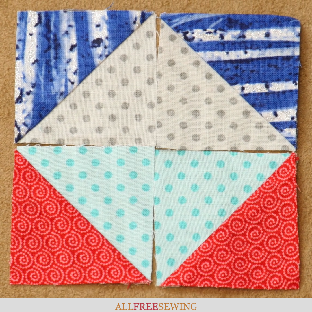 Half Square Triangles Sewing Tutorial | AllFreeSewing.com