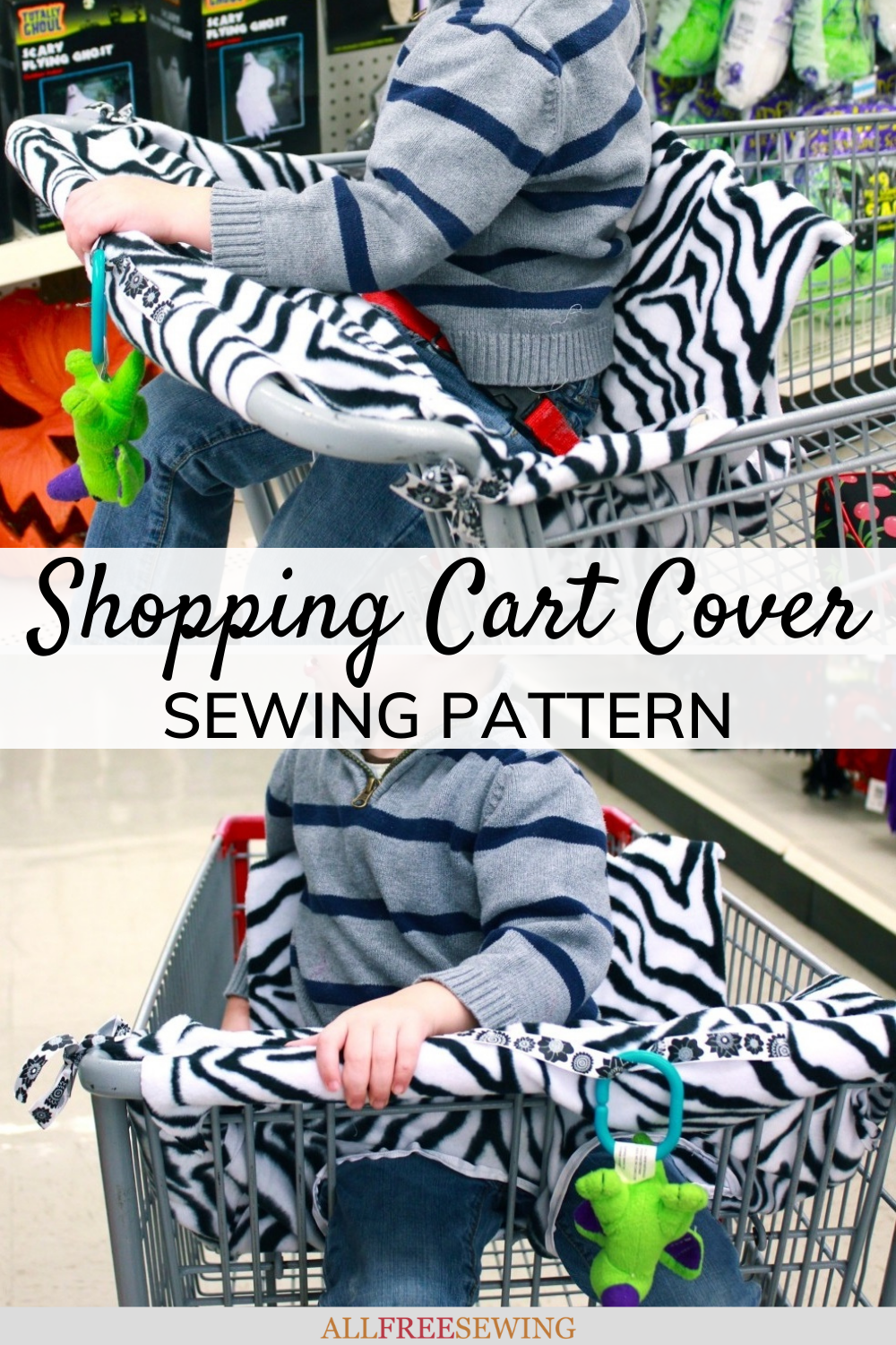 Shopping Cart Cover Sewing Pattern & Video (Free!) | AllFreeSewing.com