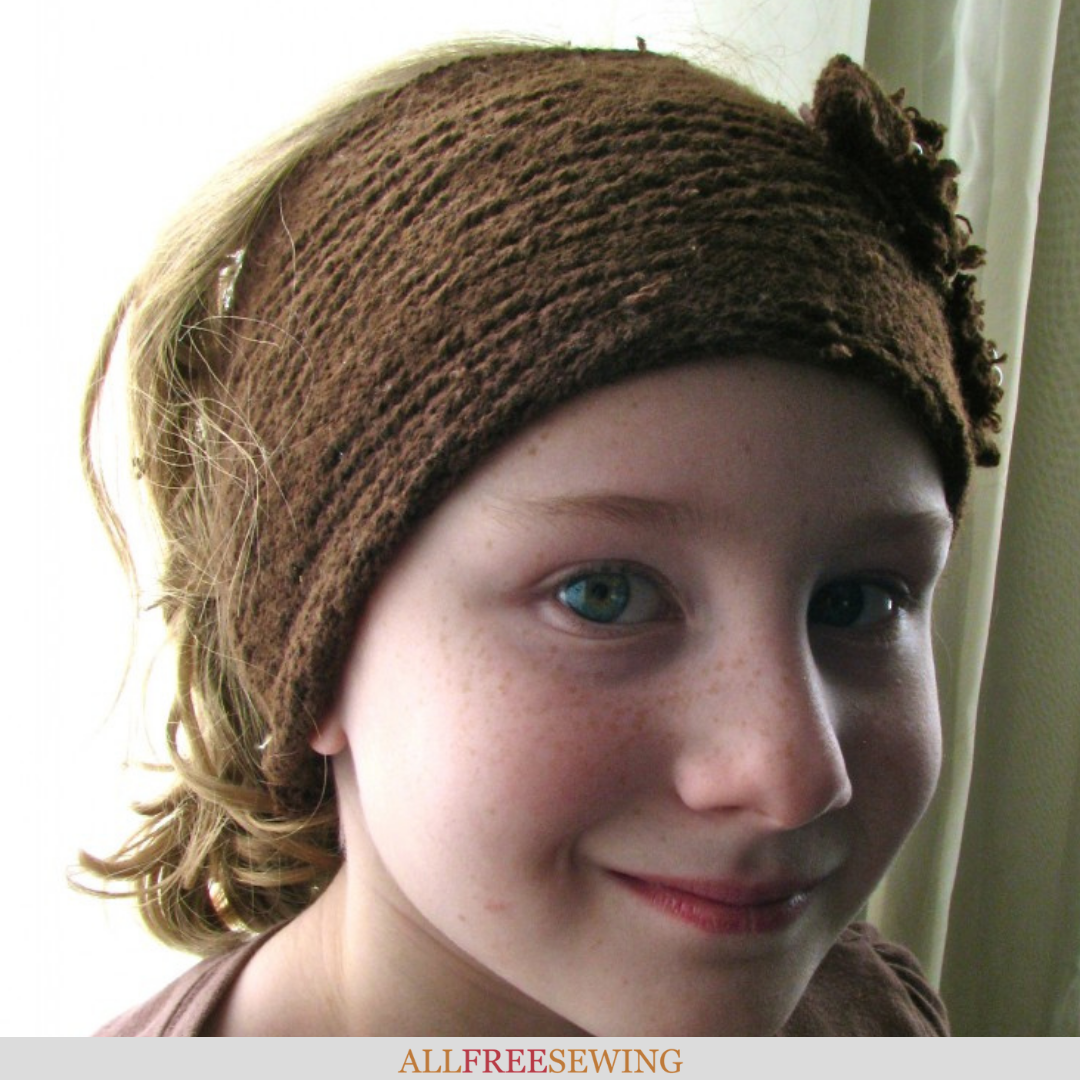How To Make A Sweater Headband AllFreeSewing How To Make A Sweater Headband AllFreeSewing