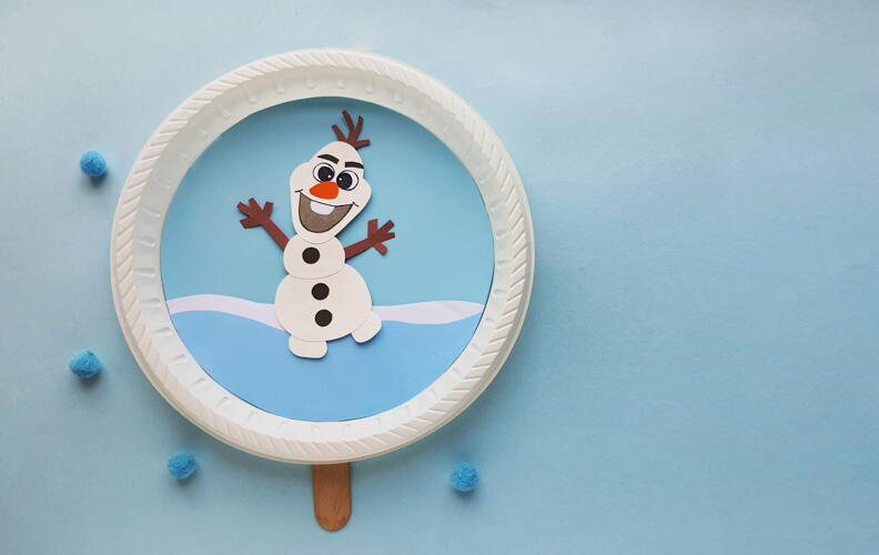 Olaf Paper Craft | AllFreeKidsCrafts.com