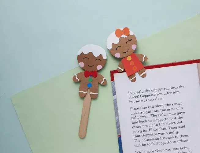 Gingerbread Man Bookmark | FaveCrafts.com