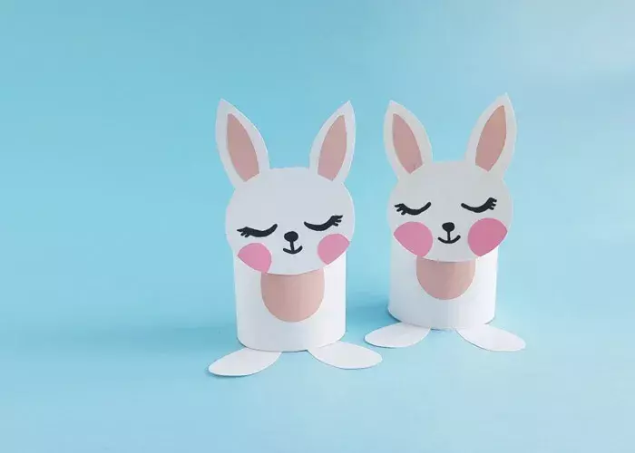 Toilet Paper Roll Bunny | FaveCrafts.com