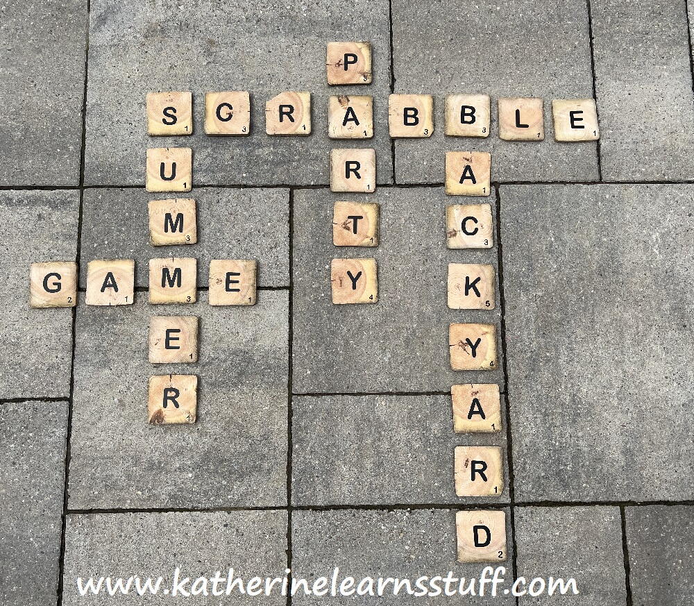 Diy Backyard Scrabble | AllFreeHolidayCrafts.com