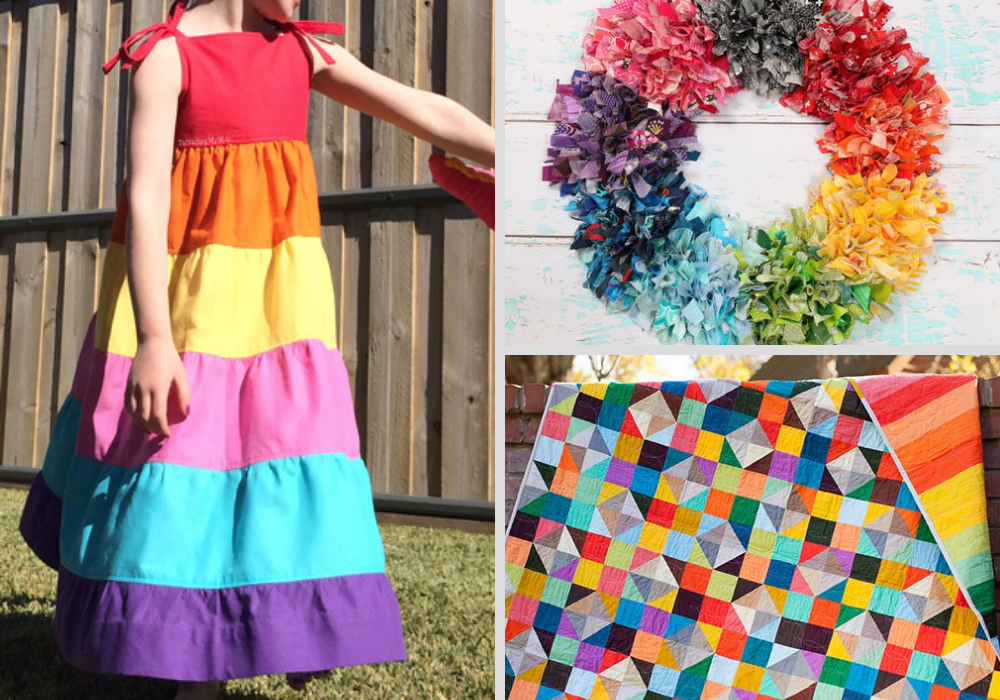 Rainbow Sewing: 32 Colorful Projects to Sew | AllFreeSewing.com