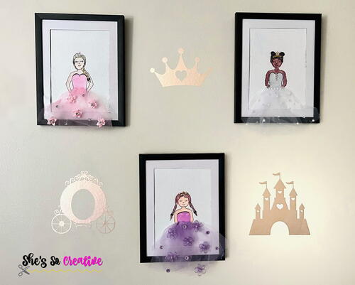 Princess Wall Art | DIYIdeaCenter.com