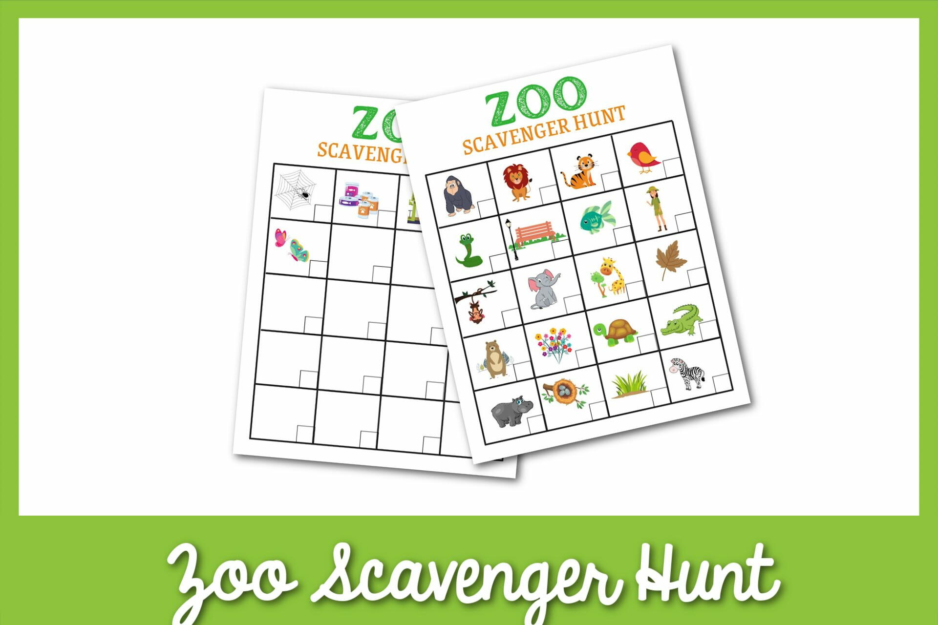 Zoo Scavenger Hunt | FaveCrafts.com