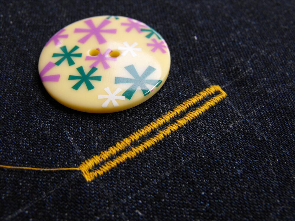 How to Sew Oversized Button Holes | AllFreeSewing.com