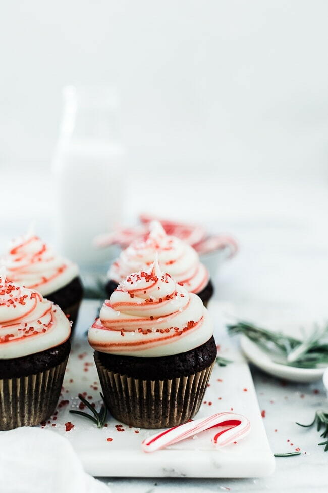 Chocolate Peppermint Cupcake Recipe | AllFreeCopycatRecipes.com