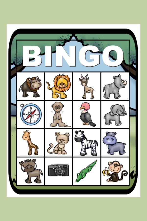 Zoo Animal Bingo Printable Auckland Zoo Got A Hankering For Animal