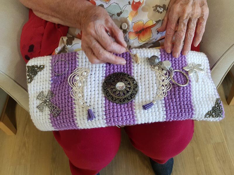 Dementia Sensory Lap Mat | DIYIdeaCenter.com