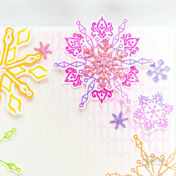Seasonal Snowflake Holiday Cards | FaveCrafts.com